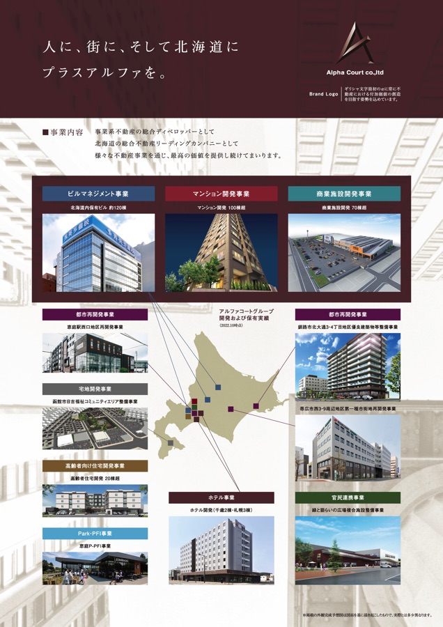 アルファコート株式会社 パンフレット